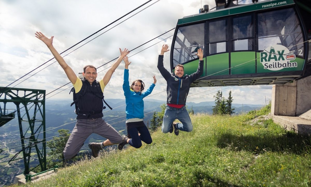 Rax-Seilbahn in den Wiener Alpen steuert auf Rekordsommer zu